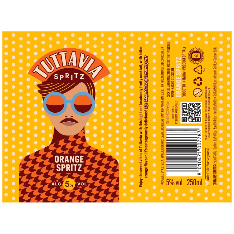 Tuttavia Orange Spritz Με Μοσχάτο 250ml | mymarket.gr