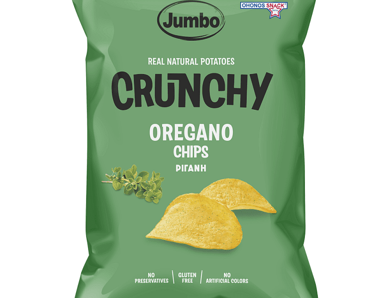Jumbo Crunchy Chips Ρίγανη 90gr | mymarket.gr