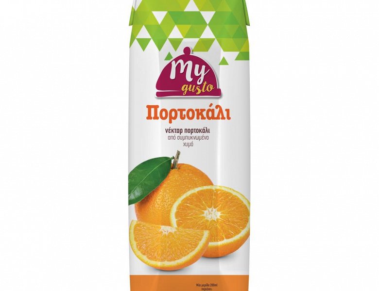 My Gusto Χυμός Νέκταρ Πορτοκάλι 1lt | mymarket.gr