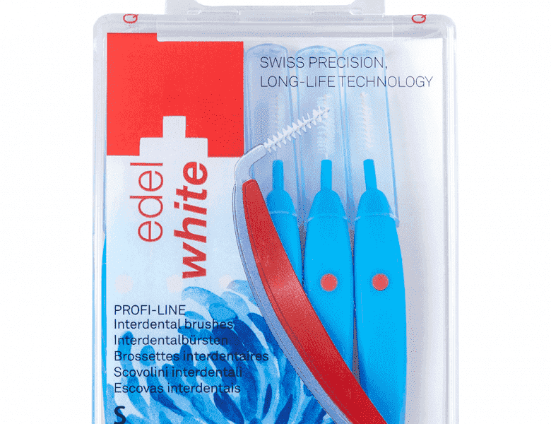 Edel White Professional Βουρτσάκια Μεσοδόντια Μπλε 6τεμ | mymarket.gr