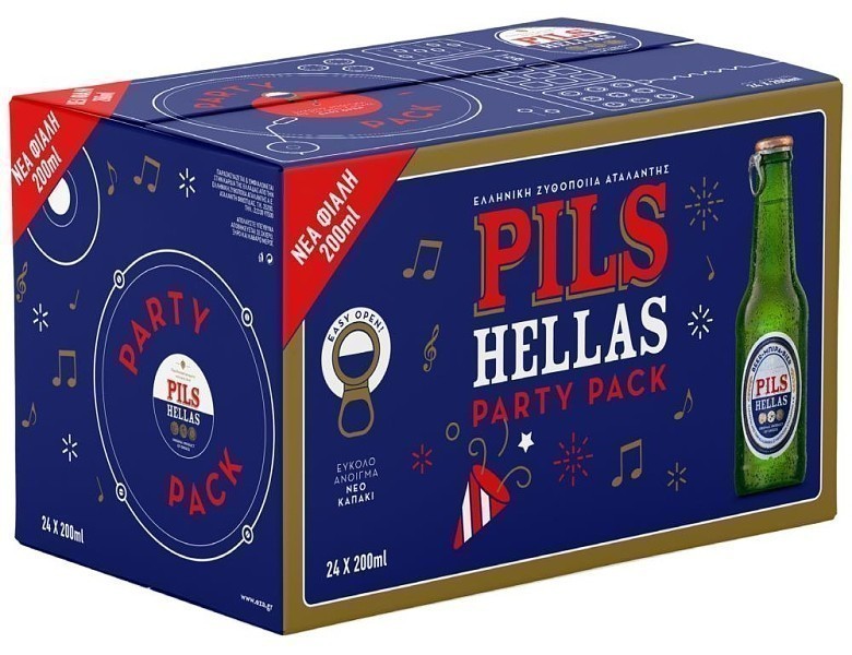 Pils Hellas Μπίρα Φιάλη 200ml 24τεμ | mymarket.gr