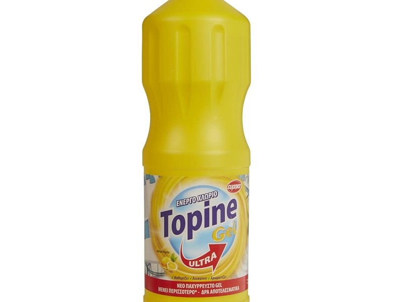 Topine Ultra Λεμόνι Χλώριο 1250ml | mymarket.gr