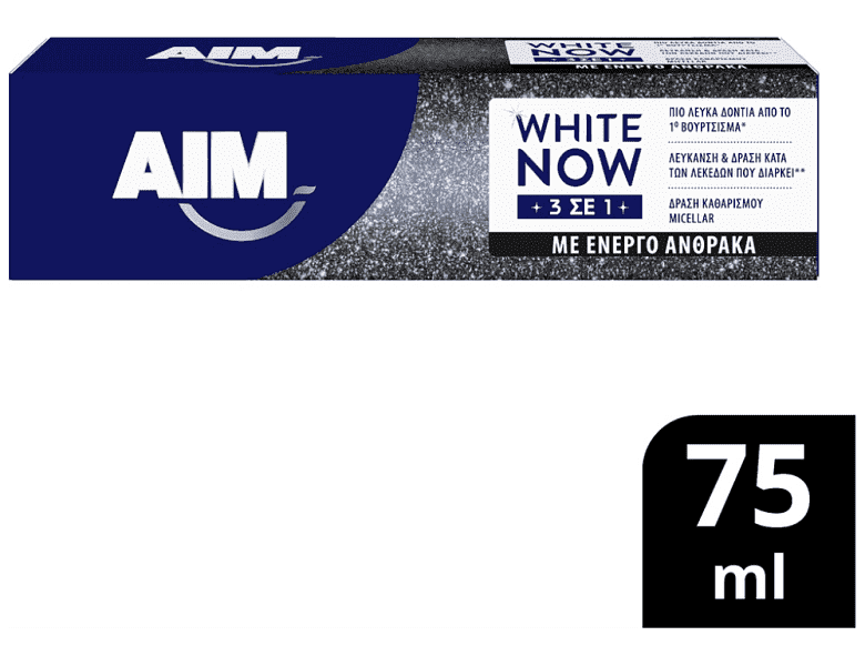 Aim Οδοντόκρεμα White Now 3 In 1 White Boost 75ml | mymarket.gr