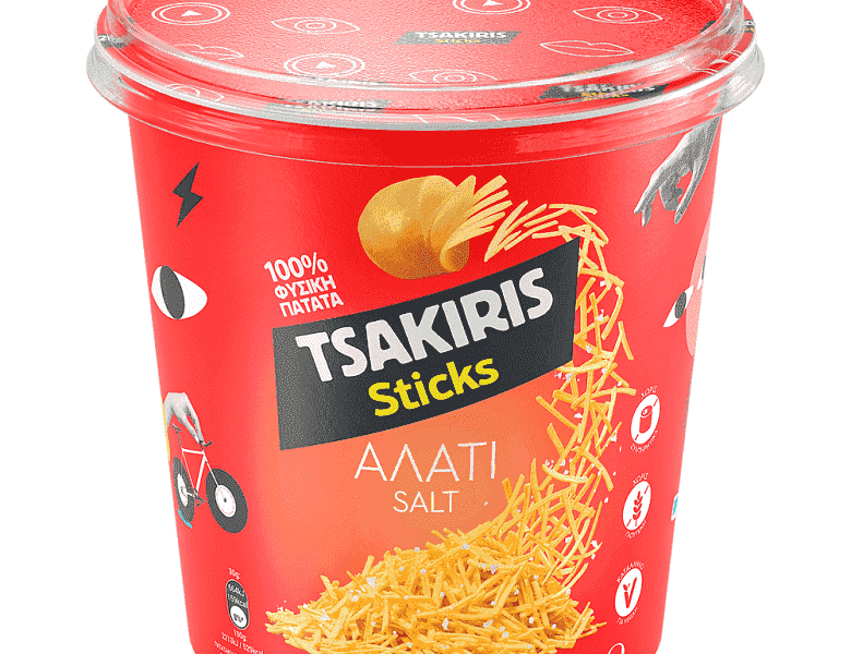 Tsakiris Sticks Cup Αλάτι 105gr | mymarket.gr