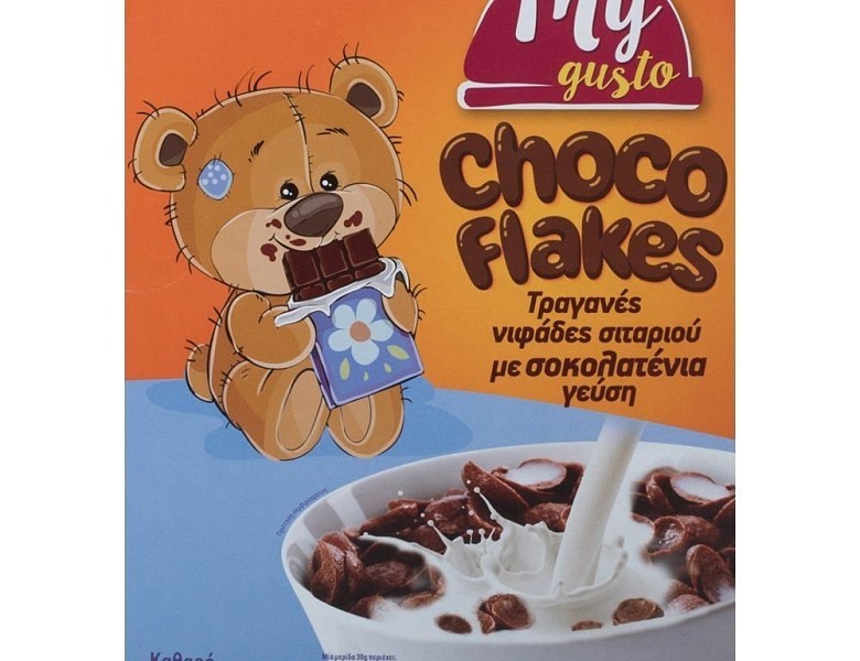 My Gusto Choco Flakes Δημητριακά 375gr | mymarket.gr